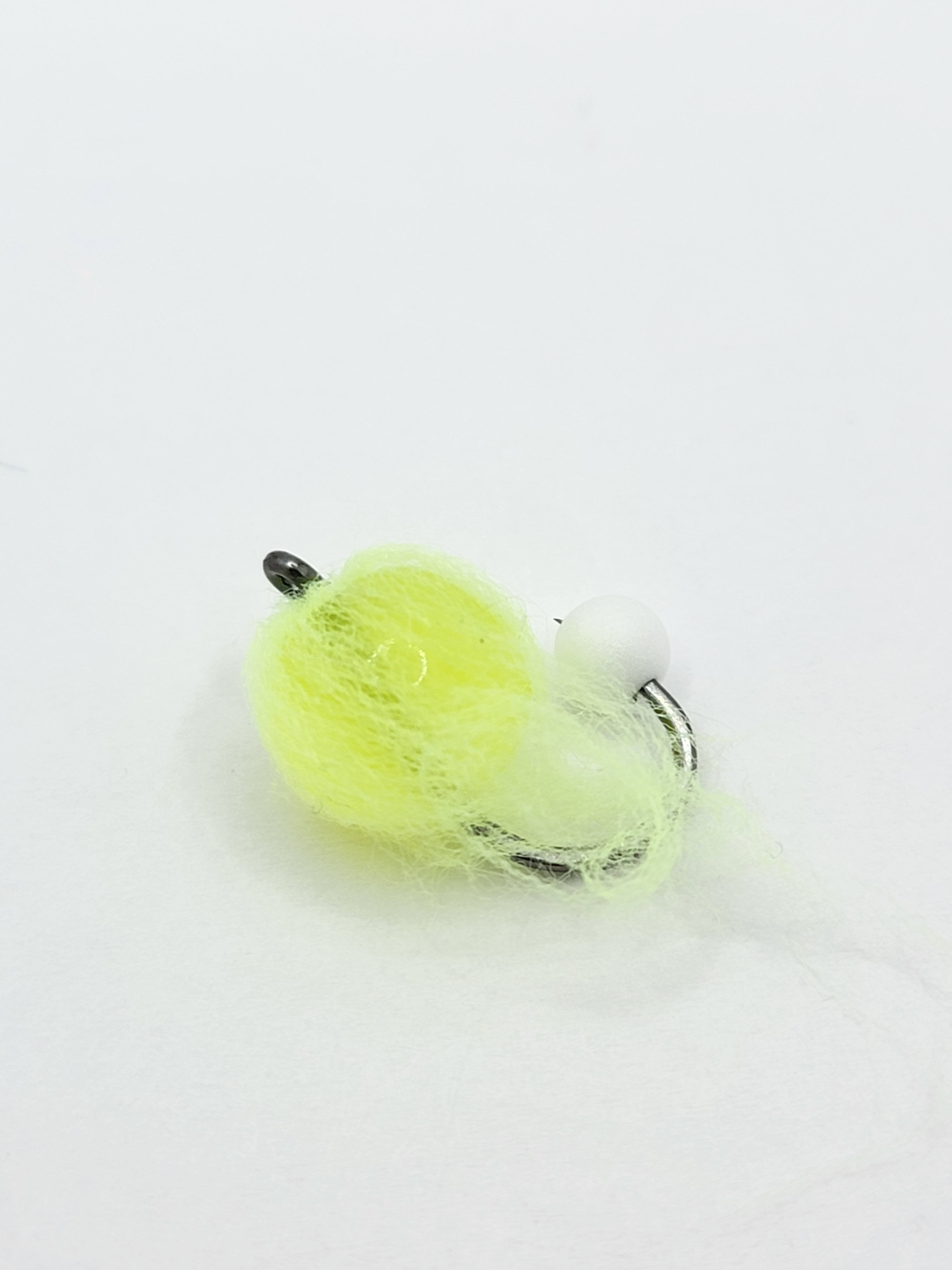 10mm Chartreuse Nuke Egg - UV – River Roe Tackle Co.