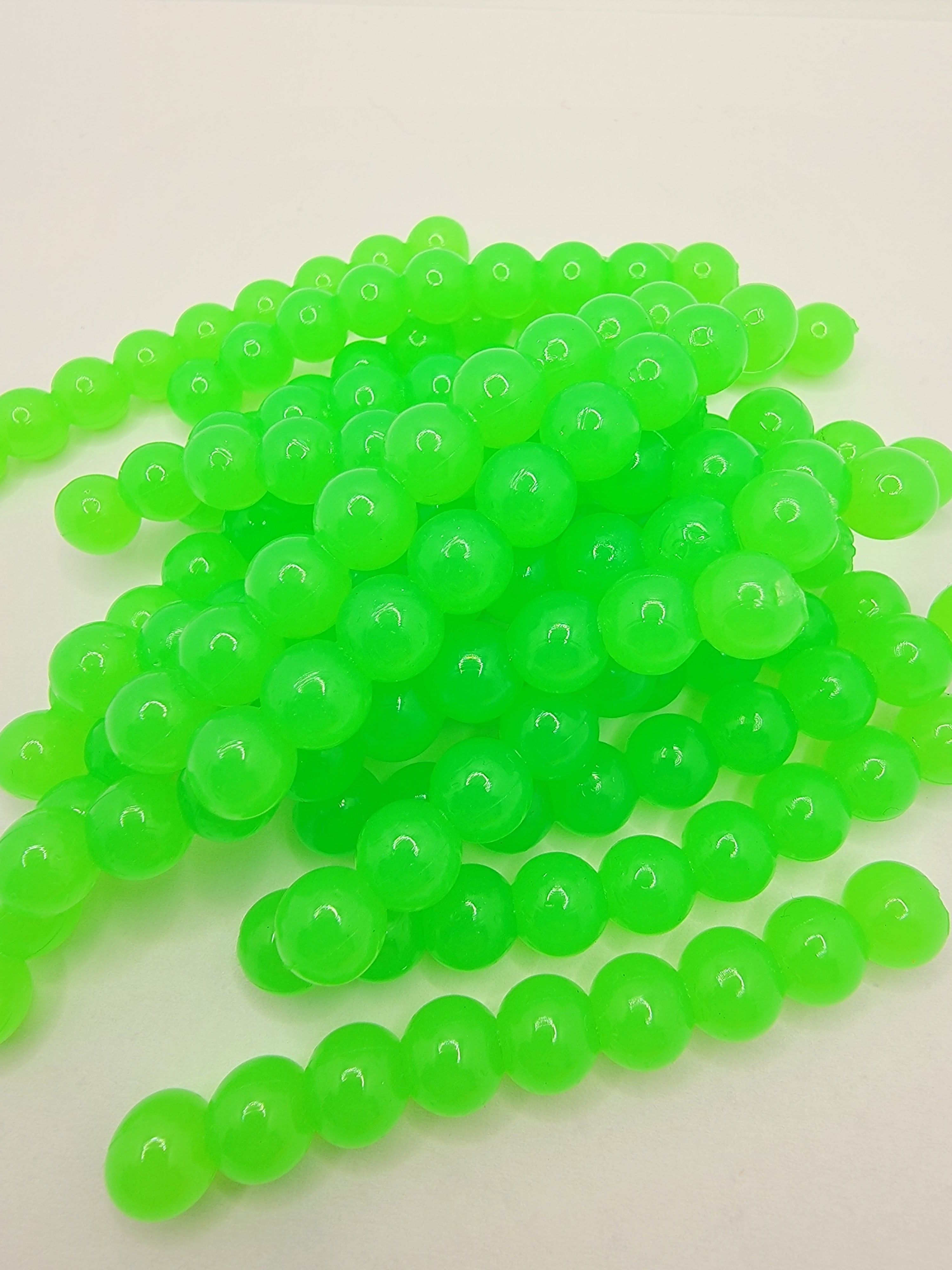 Green Gobstopper (Glow-in-the-dark - UV) – River Roe Tackle Co.