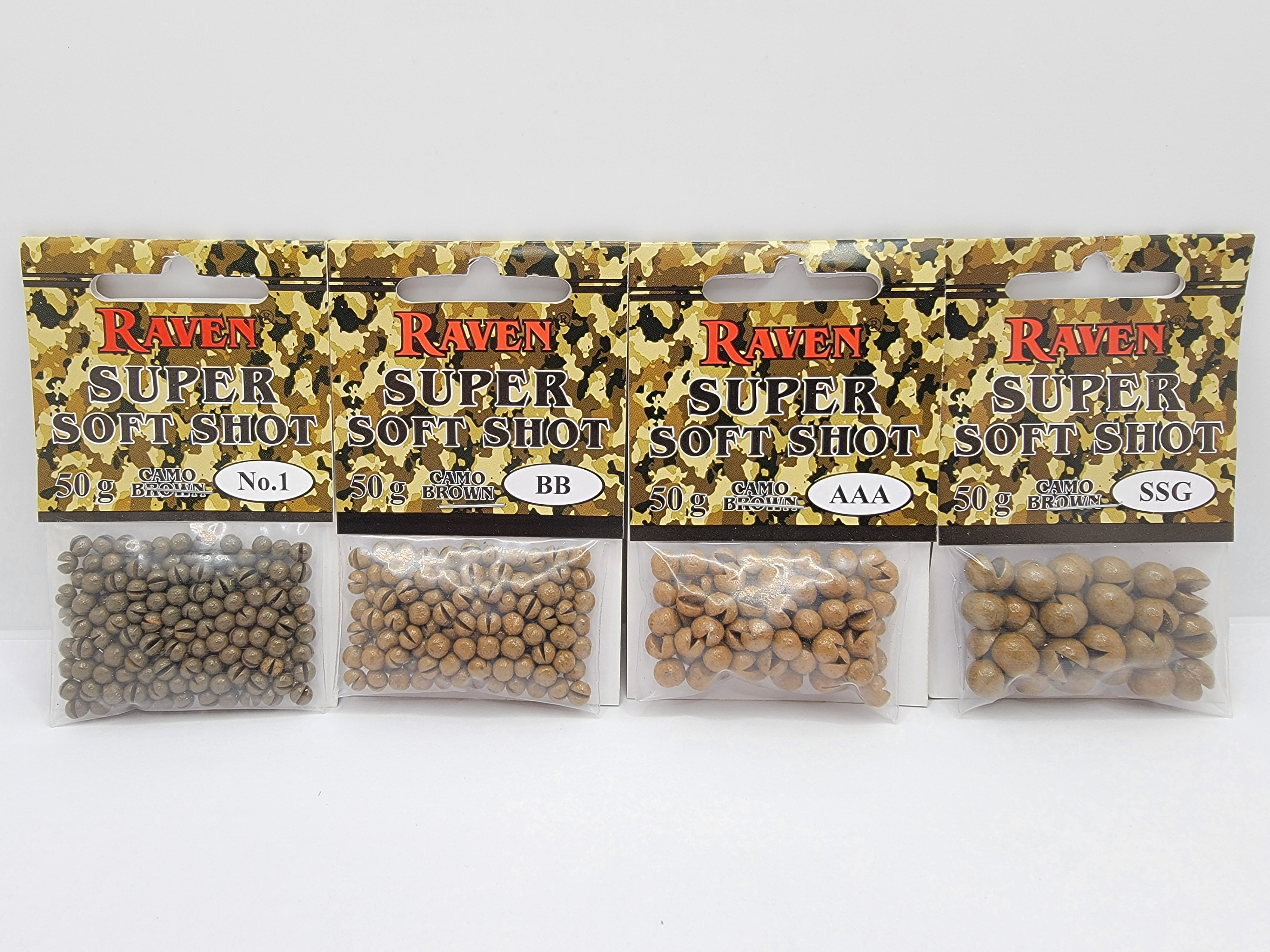 Camo Brown Split Shots – River Roe Tackle Co.