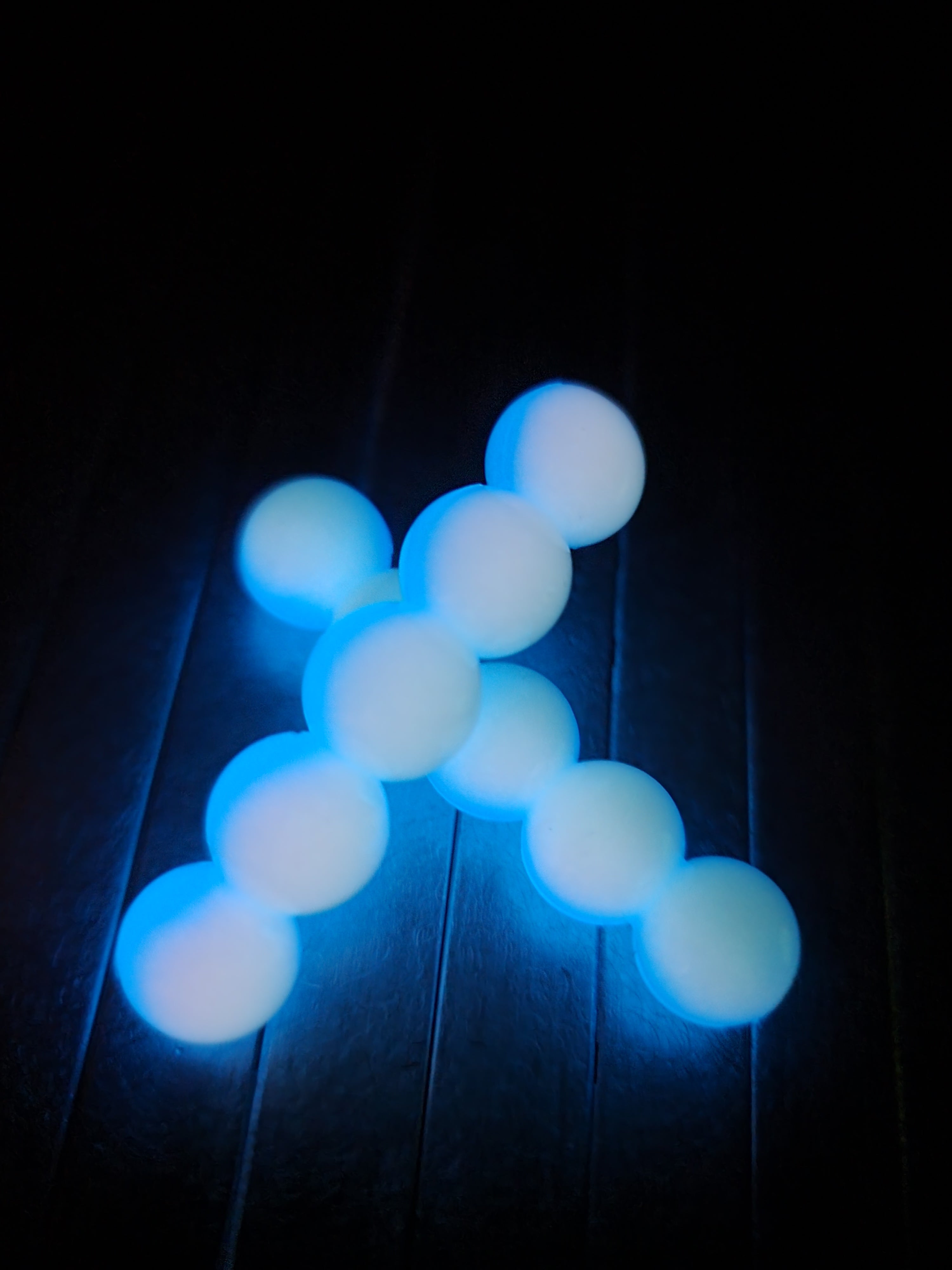 Glacier Blue (Glow-in-the-dark -UV) – River Roe Tackle Co.