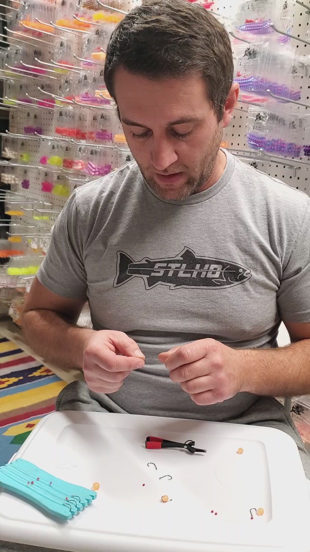 How to tie a tandem bead rig – River Roe Tackle Co.